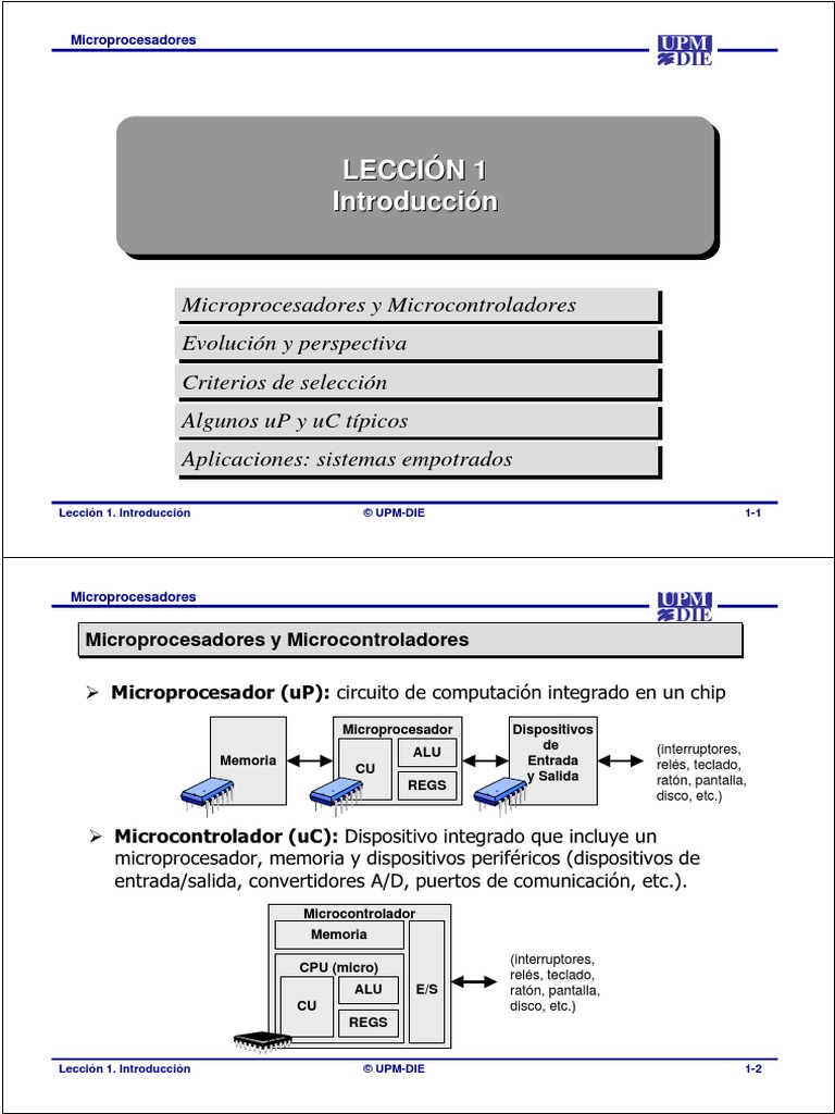 Microprocesadores | PDF | Microprocesador | Microcontrolador