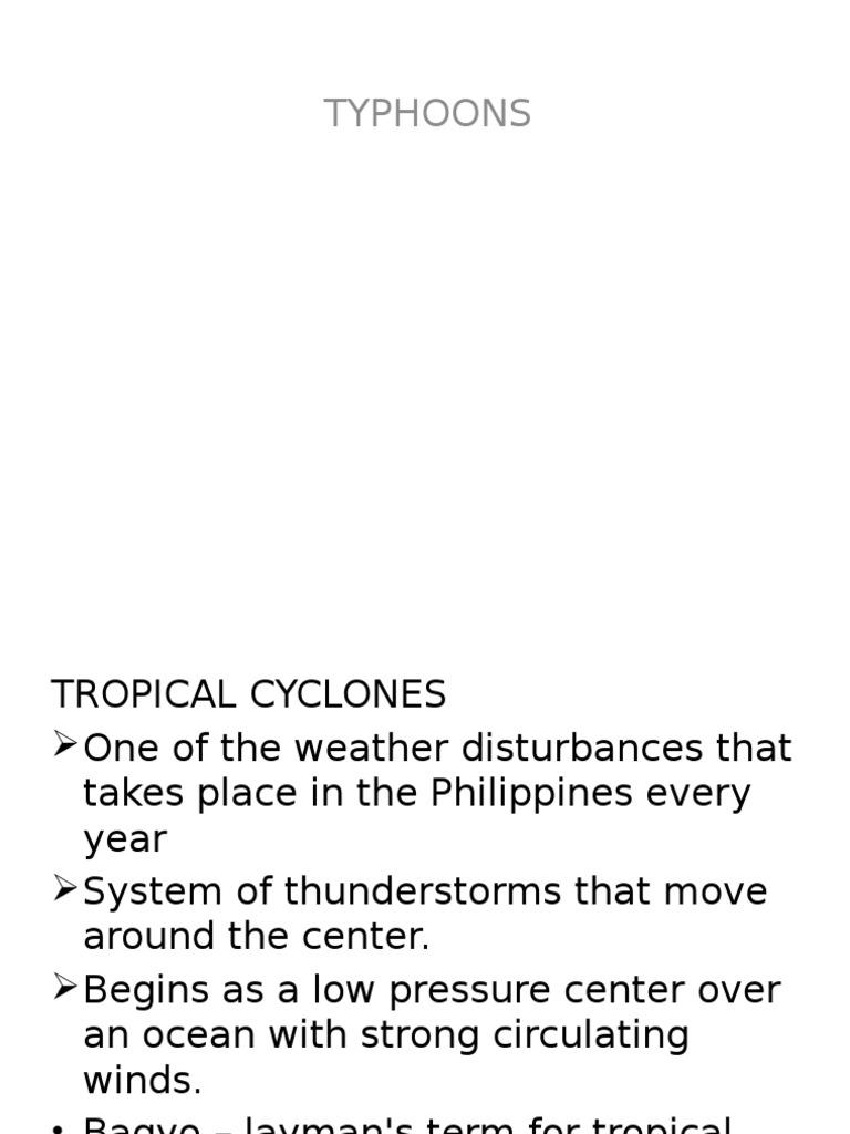 Typhoon | PDF