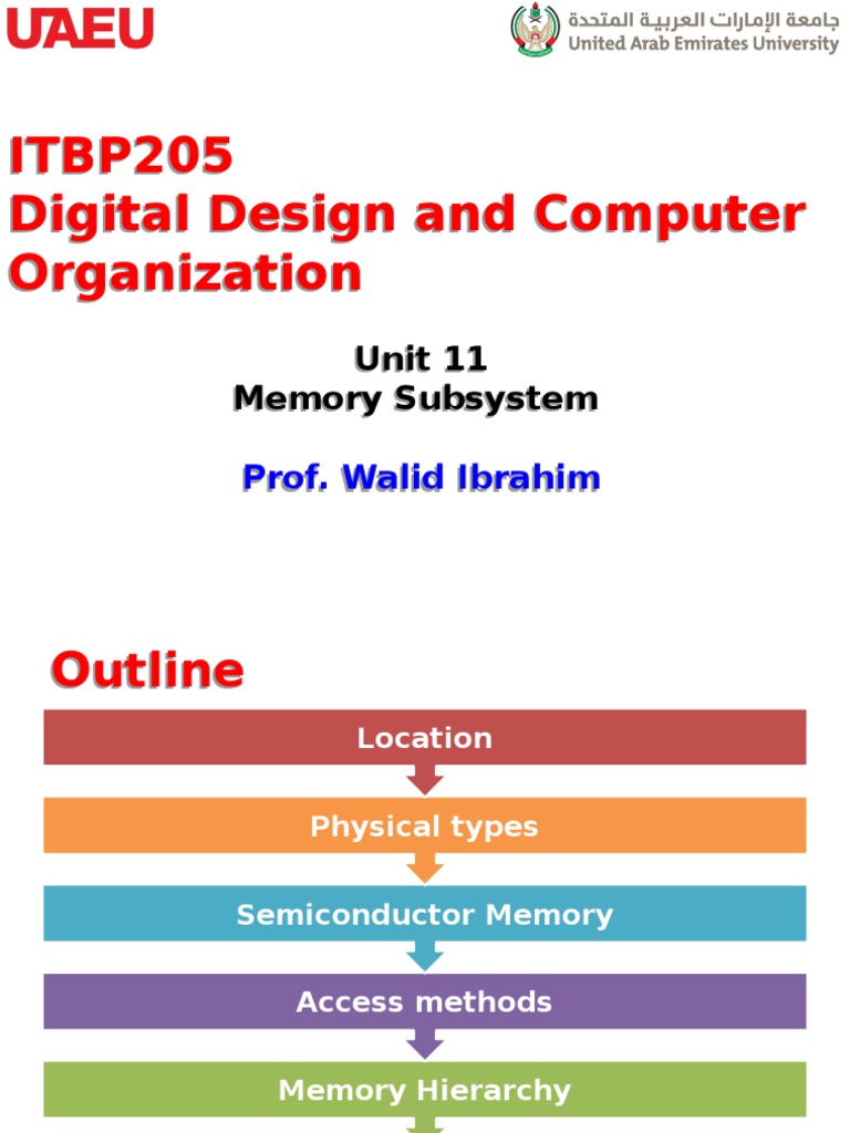 ITBP205 Digital Design and Computer Organization | PDF | Computer Data ...