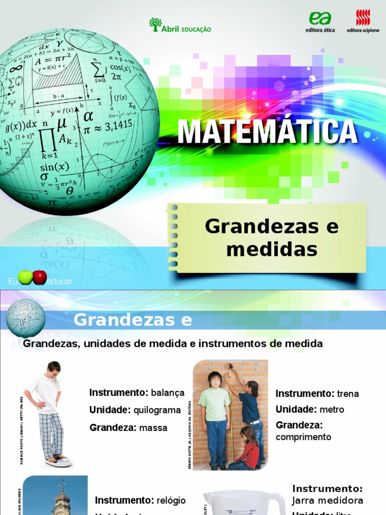 Matematica6 Grandezas e Medidas | PDF | Metro | Quilômetro