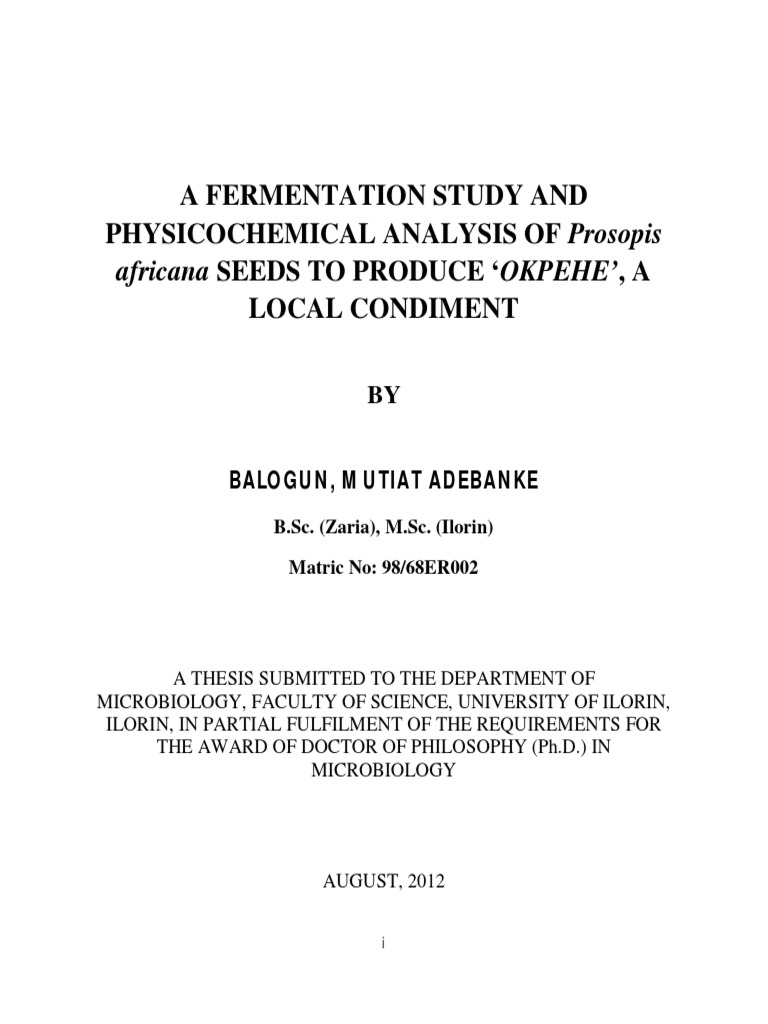 Science MCB 2012 Balogun | PDF | Food Preservation | Vegetables