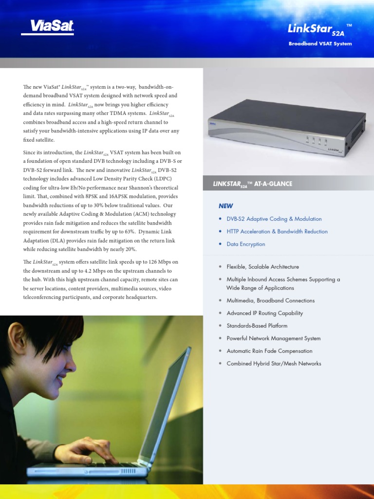 Viasat Linkstar Modem DVB s2 Vsat | Download Free PDF | Quality Of ...