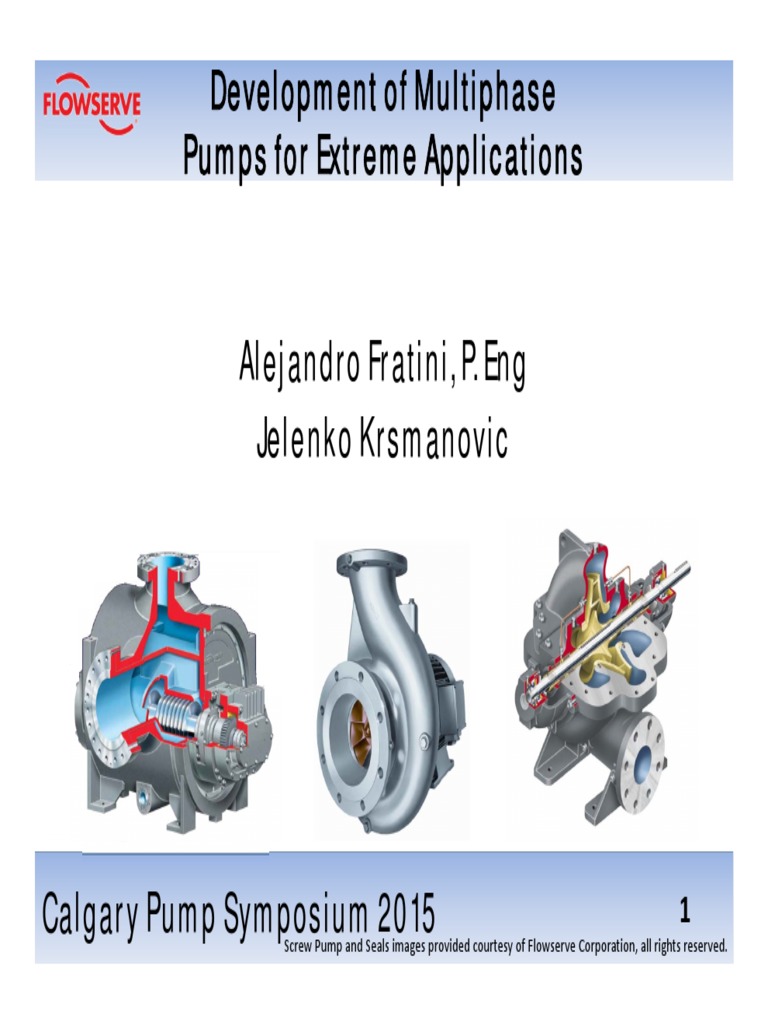 Multiphase Pumps | PDF | Gas Compressor | Pump