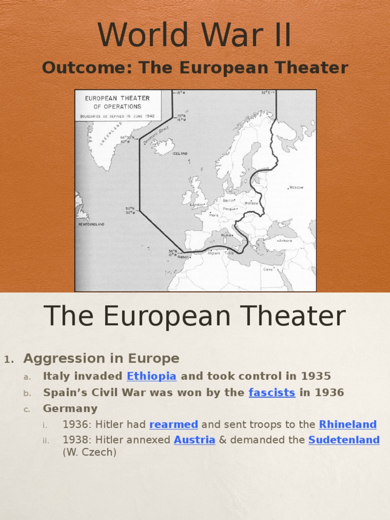 World War II: Outcome: The European Theater | PDF | European Theatre Of ...