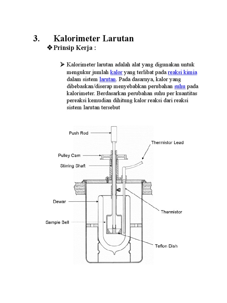 Kalorimeter Larutan | PDF