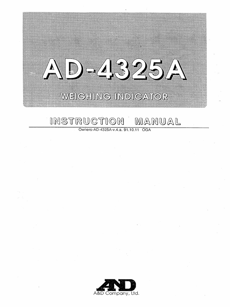 And Ad4325a | PDF