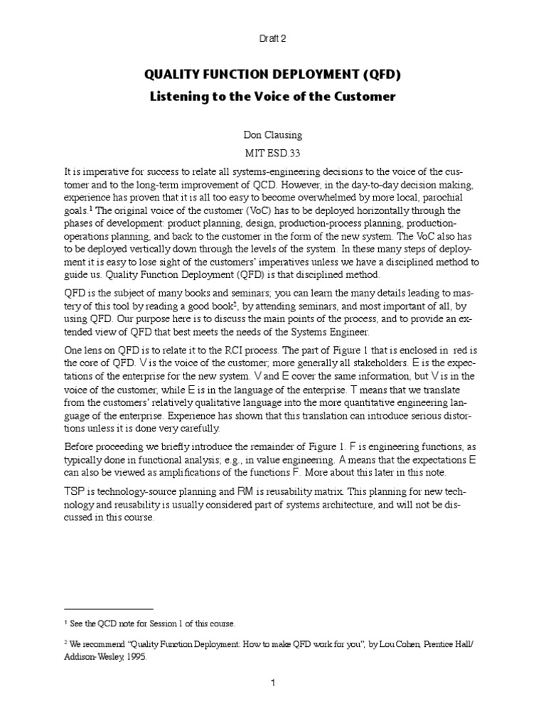 QFD2 Dontqd@Comcast - Net Clausing | PDF | Market Segmentation | Rust