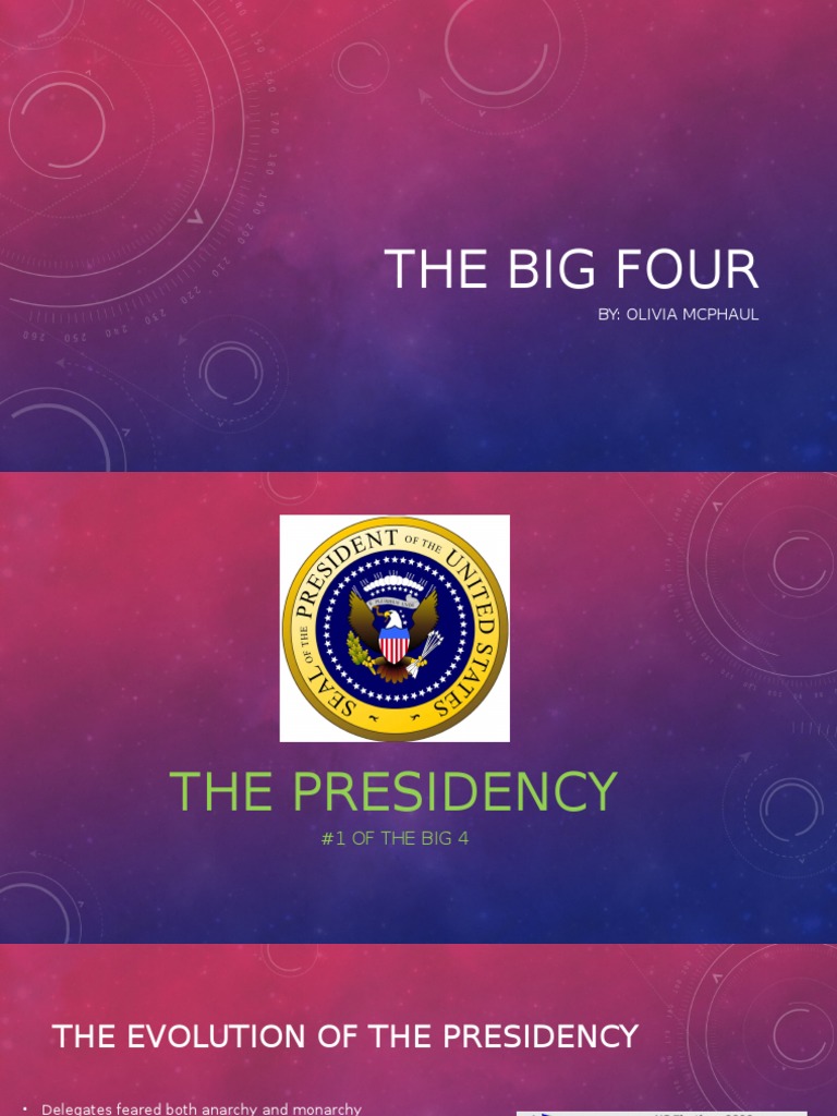 The Big Four: By: Olivia Mcphaul | PDF | Presidents Of The United ...