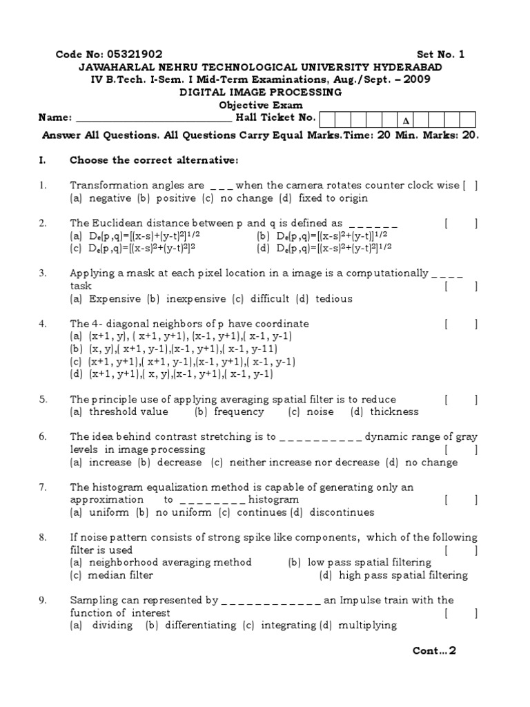 Digital Image Processing | PDF | Low Pass Filter | Filter (Signal Processing)