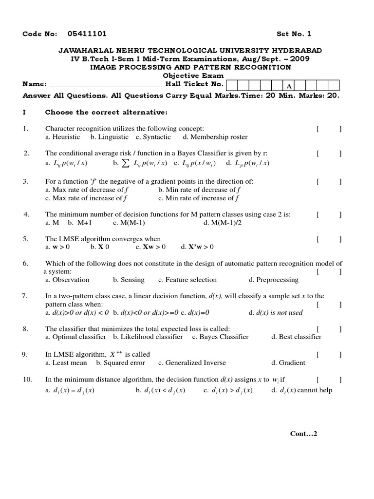Image Processing And Pattern Recognition Pdf Pattern Recognition