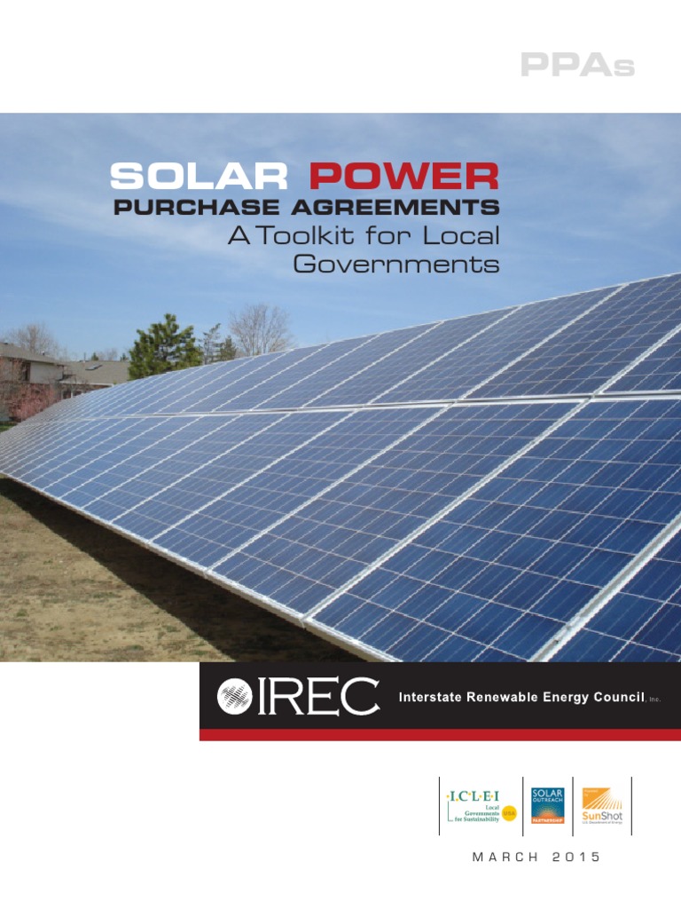 Solar Power PPA Toolkit FINAL 041015 | Easement | Lease