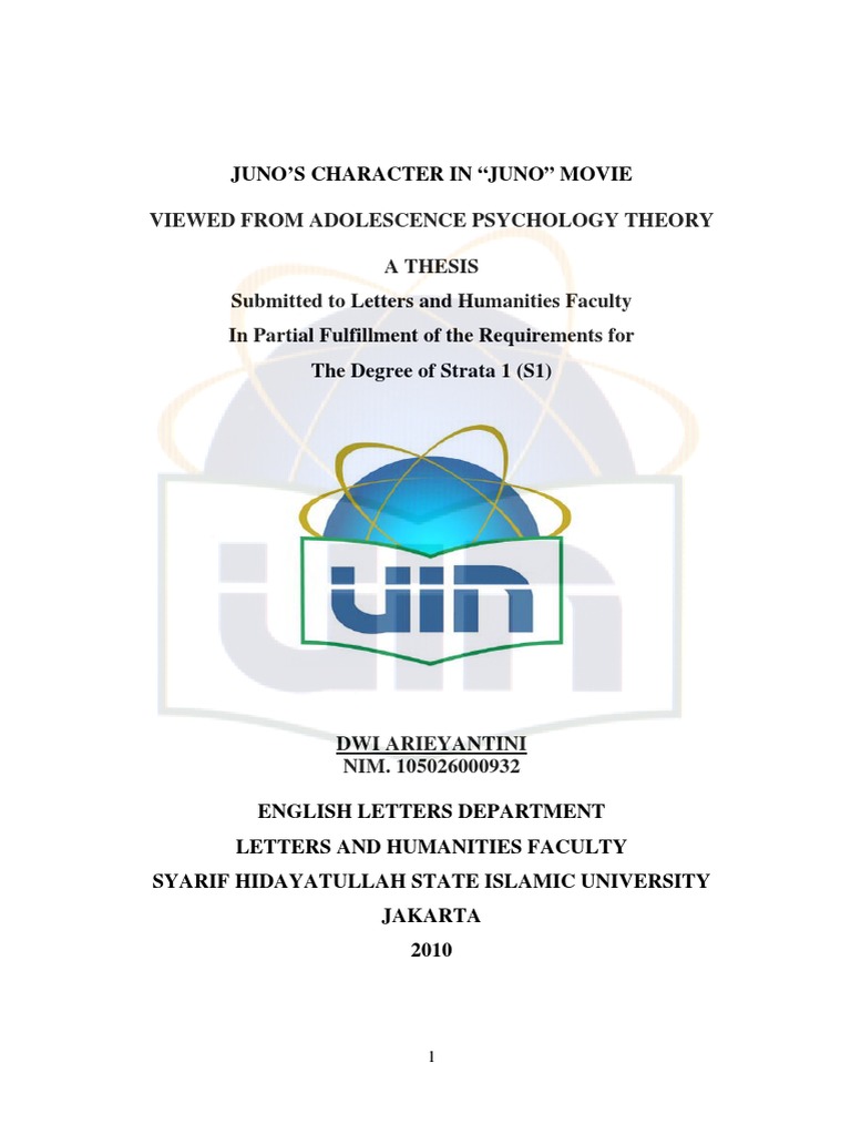 Juno PDF | PDF | Adolescence | Psychology