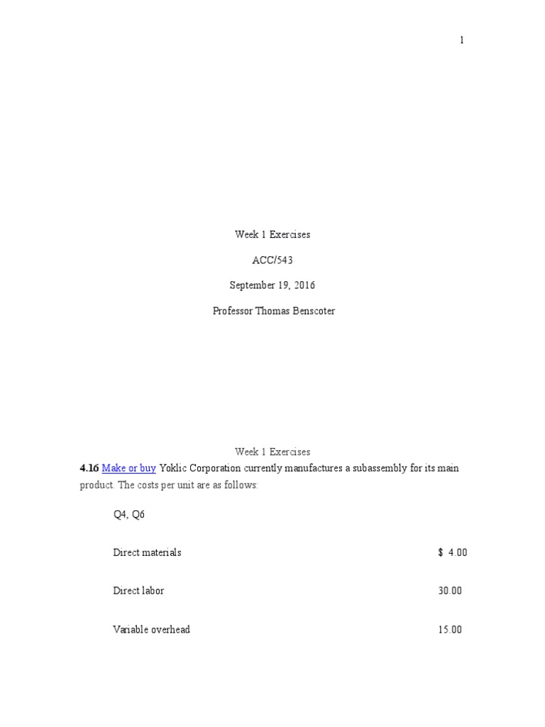 Week1 Exercises KarinaPadilla | PDF | Labour Economics | Cost Of Goods Sold Week1 Exercises KarinaPadilla | PDF | Labour Economics | Cost Of Goods Sold