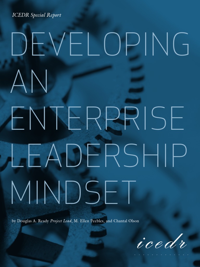 Developing an Enterprise Leadership Mindset | Leadership | Leadership ...