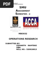 OPERATION RESEARCH 2 Mark Questions With Answers | PDF | Mathematical Optimization ...