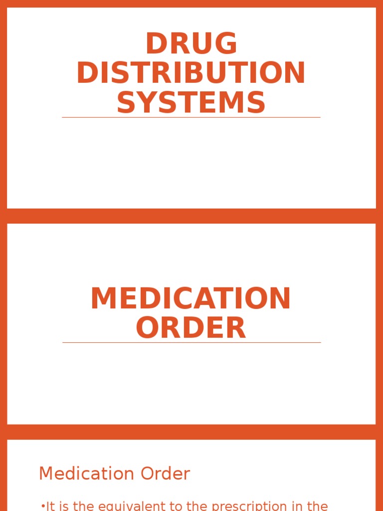 Medication Dispensing Systems | PDF | Pharmacy | Pharmaceutical Drug