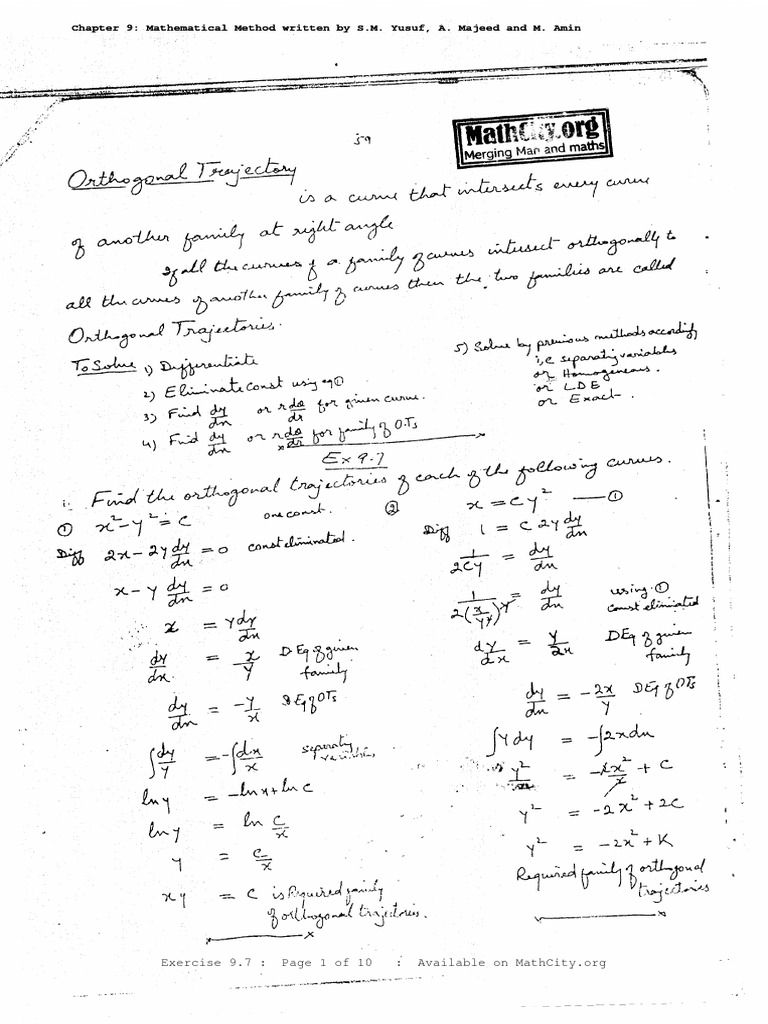 Chap 09 Solutions Ex 9 7 Method PDF | PDF Chap 09 Solutions Ex 9 7 Method PDF | PDF