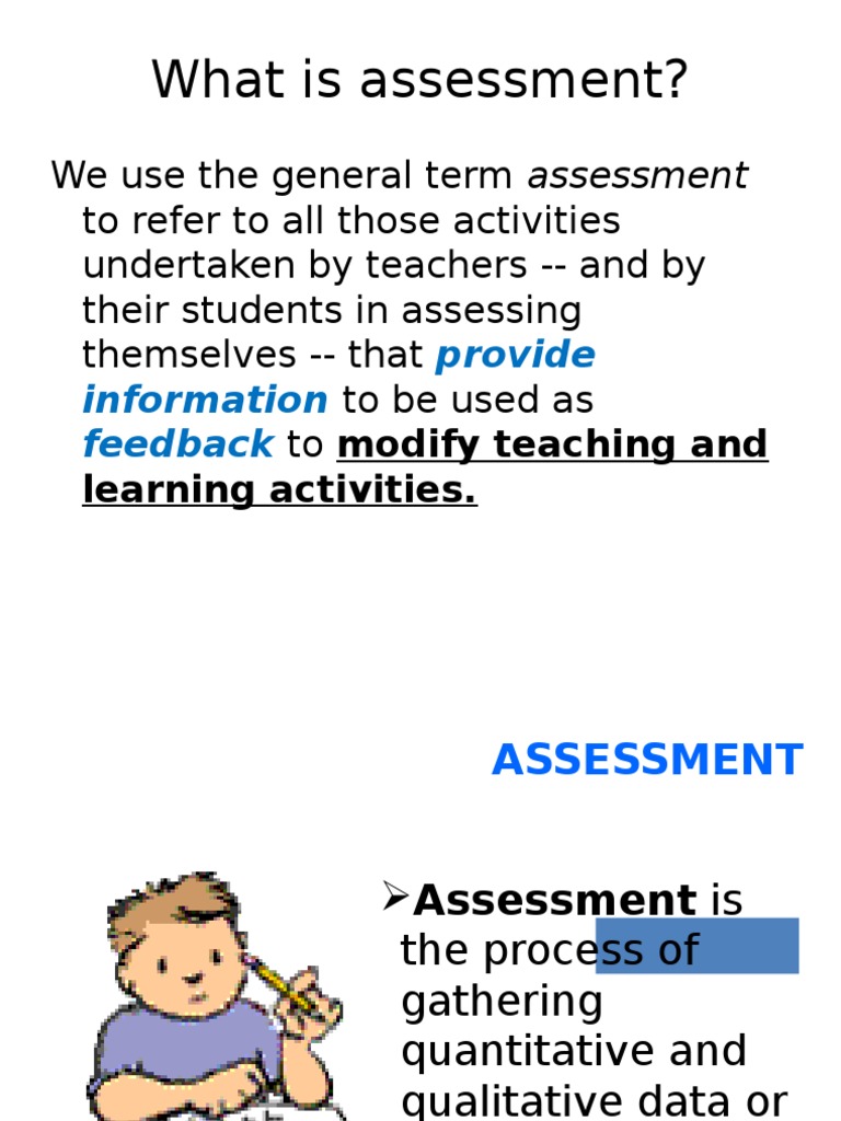 Introduction of Assessment | PDF | Educational Assessment | Evaluation