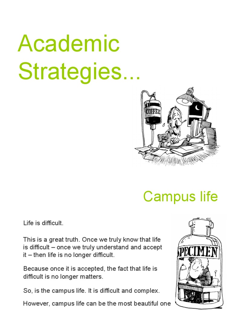 Academic Strategies | PDF