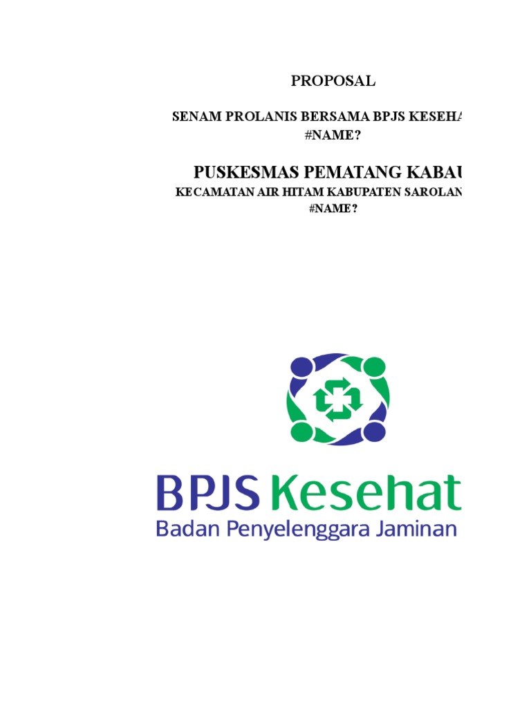 Contoh Proposal Prolanis BPJS Kesehatan | PDF