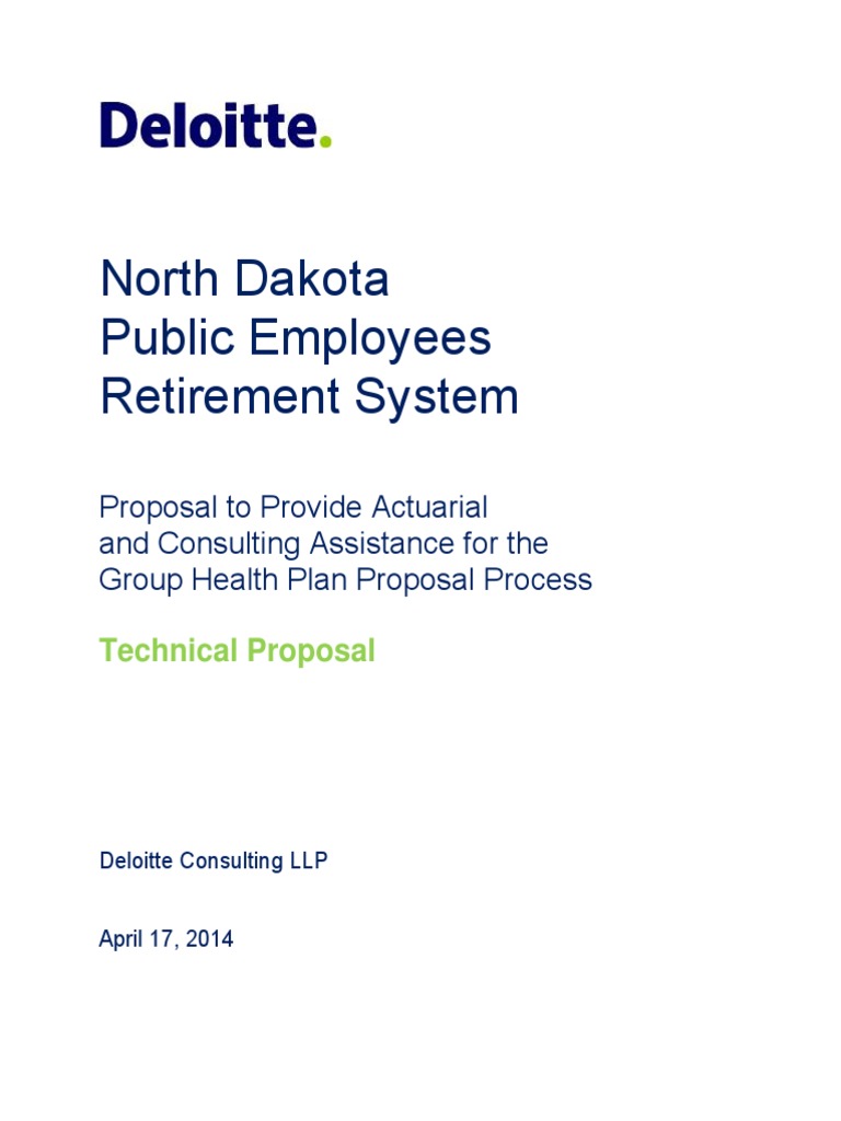 Deloitte Technical Proposal PDF | PDF | Request For Proposal | Data ...