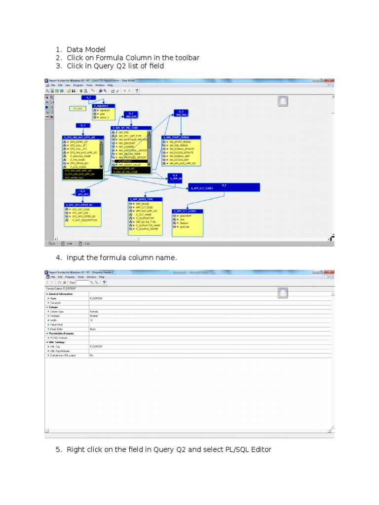 Add A Calculated Field in An Oracle 6i Report | PDF | Computer ...