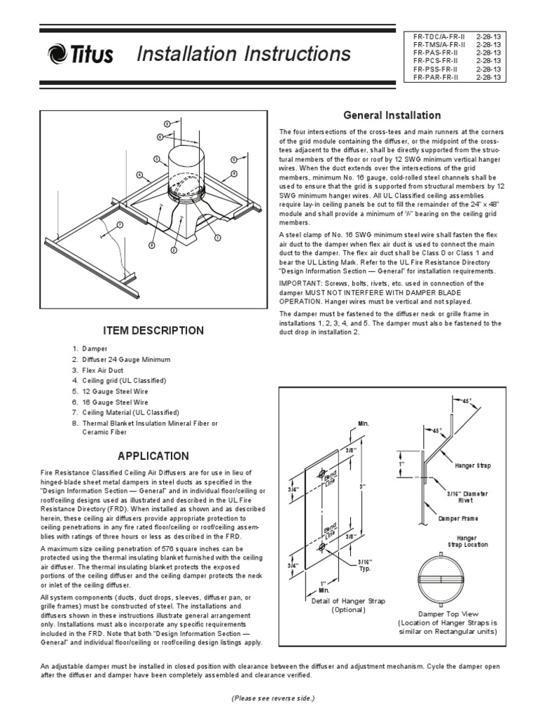 Diffuser Connection | PDF | Duct (Flow) | Sheet Metal