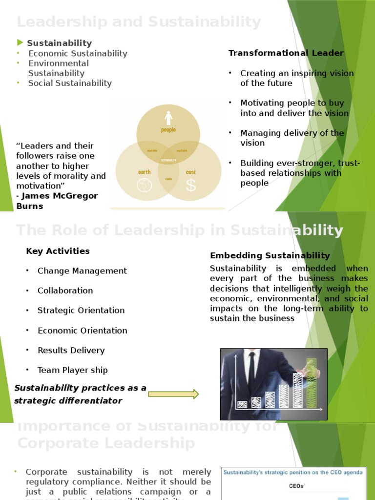 Sustainability Leadership.pptx | Sustainability | Leadership