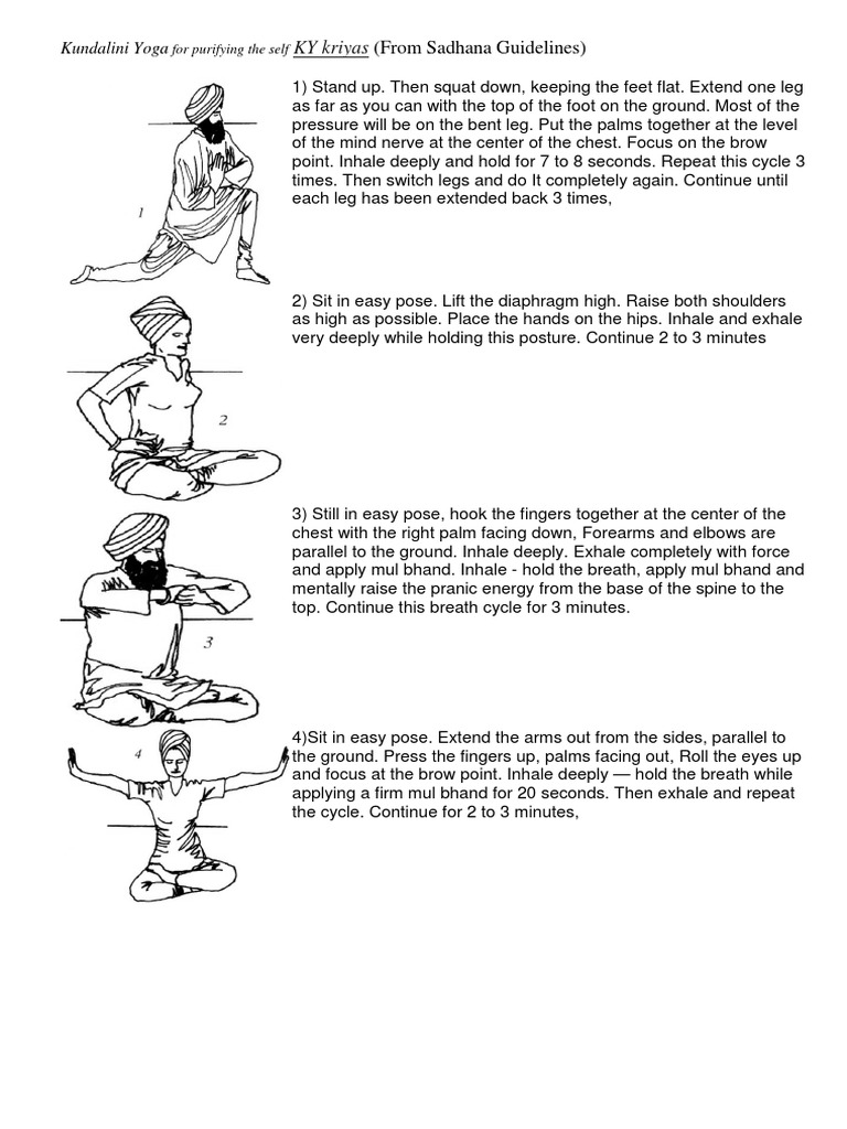 Kundalini Kriyas for Self-Purification | PDF