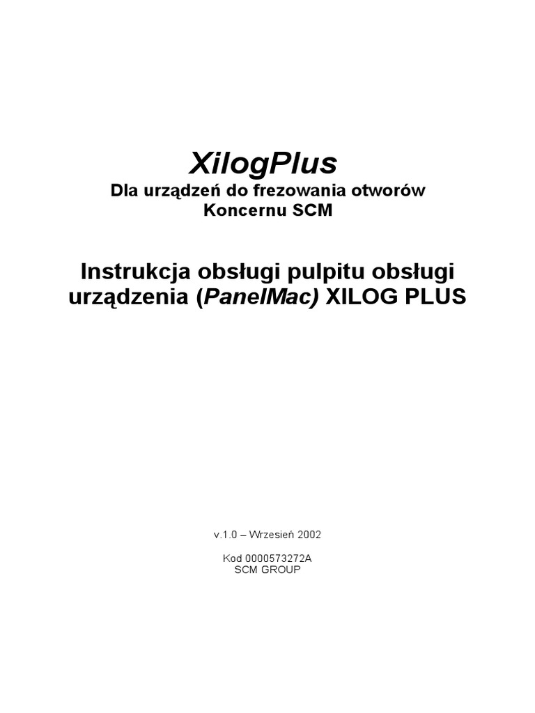 Xilog Plus Panelmac PL | PDF