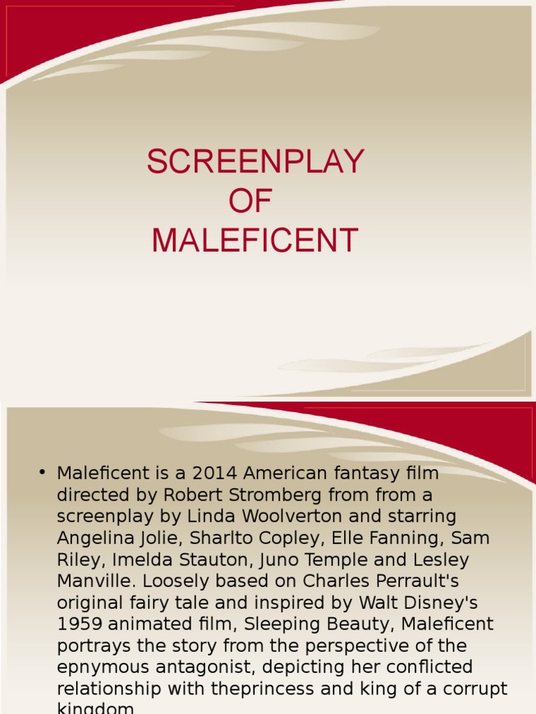 Maleficent Screenplay | PDF