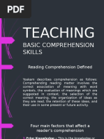 Barrett's Taxonomy | PDF | Recall (Memory) | Reading Comprehension