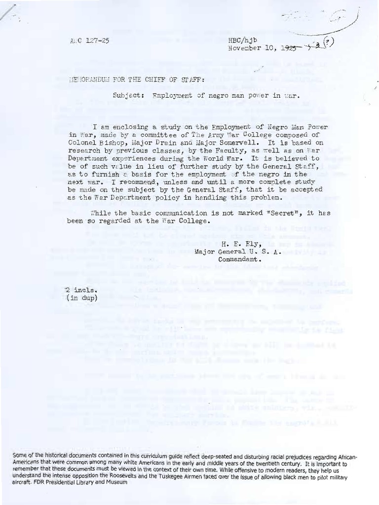 1925 Army War College Study-Must Read | PDF