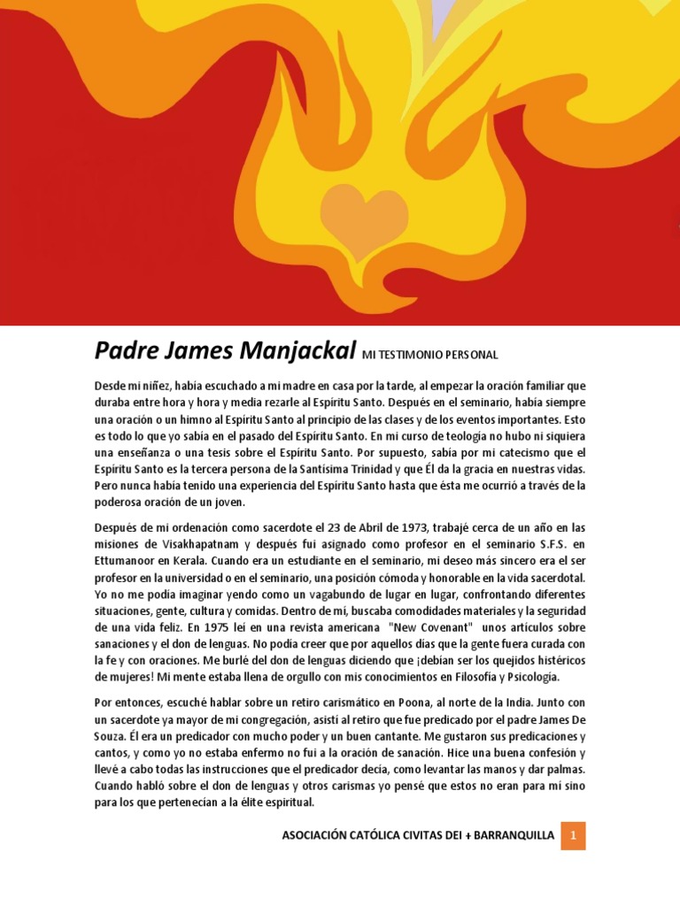 Padre James Manjackal | PDF | Misa (liturgia) | Oración