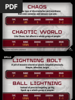 Shadowrun 5E Spellcasting Cheat Sheet | PDF | Role Playing Games | Gaming