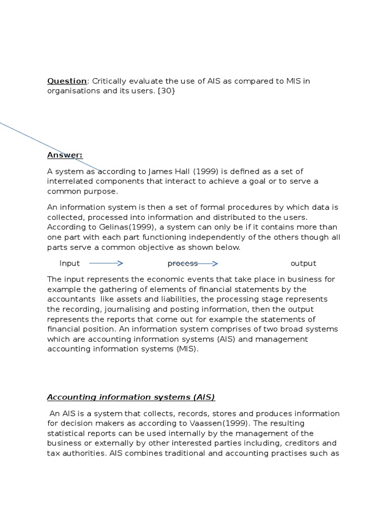 James Hall I | PDF | Information System | Accounting