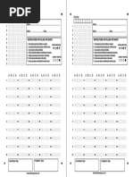 90 Questions OMR Sheet | PDF | Writing Implements | Writing