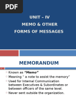Differences Between Memos and Orders | PDF | Memorandum | Communication
