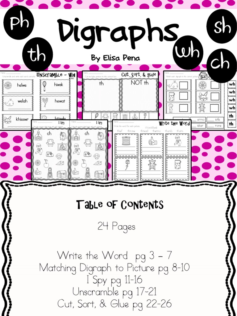 Di Graphs Prin Tables | PDF | Encodings | Writing