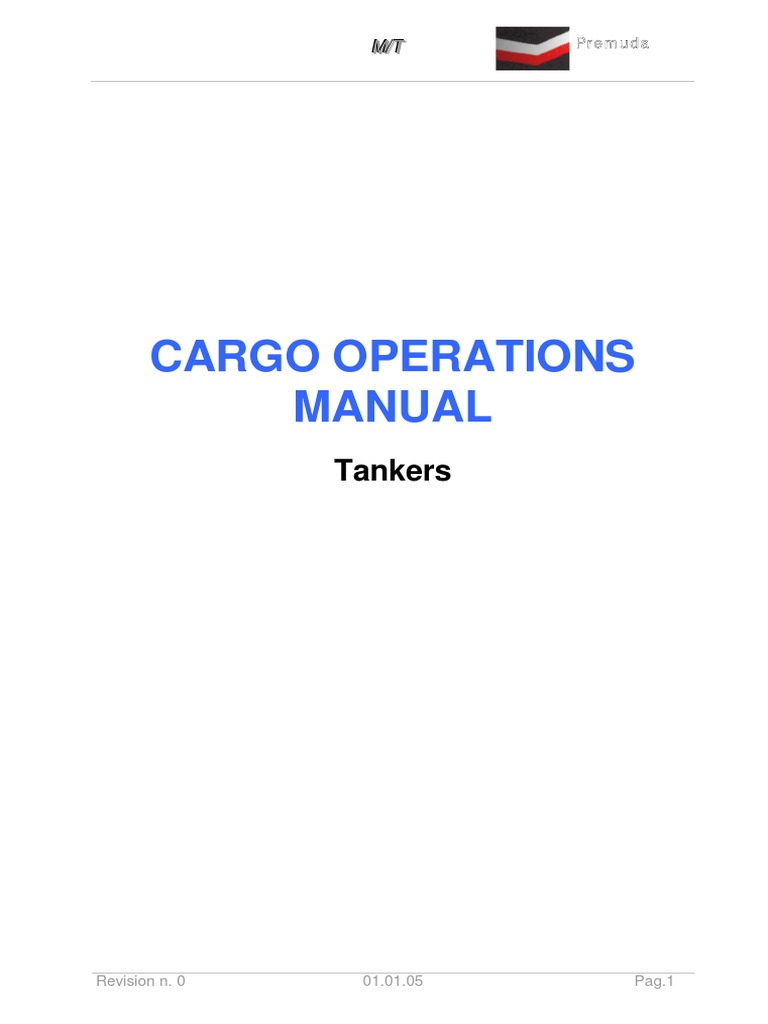 Cargo Operations Manual for Tankers | PDF | Oil Tanker | Valve