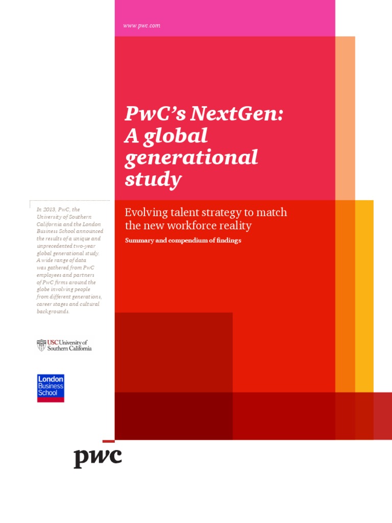PWC Nextgen Study 2013 PDF | PDF | Employee Retention | Millennials