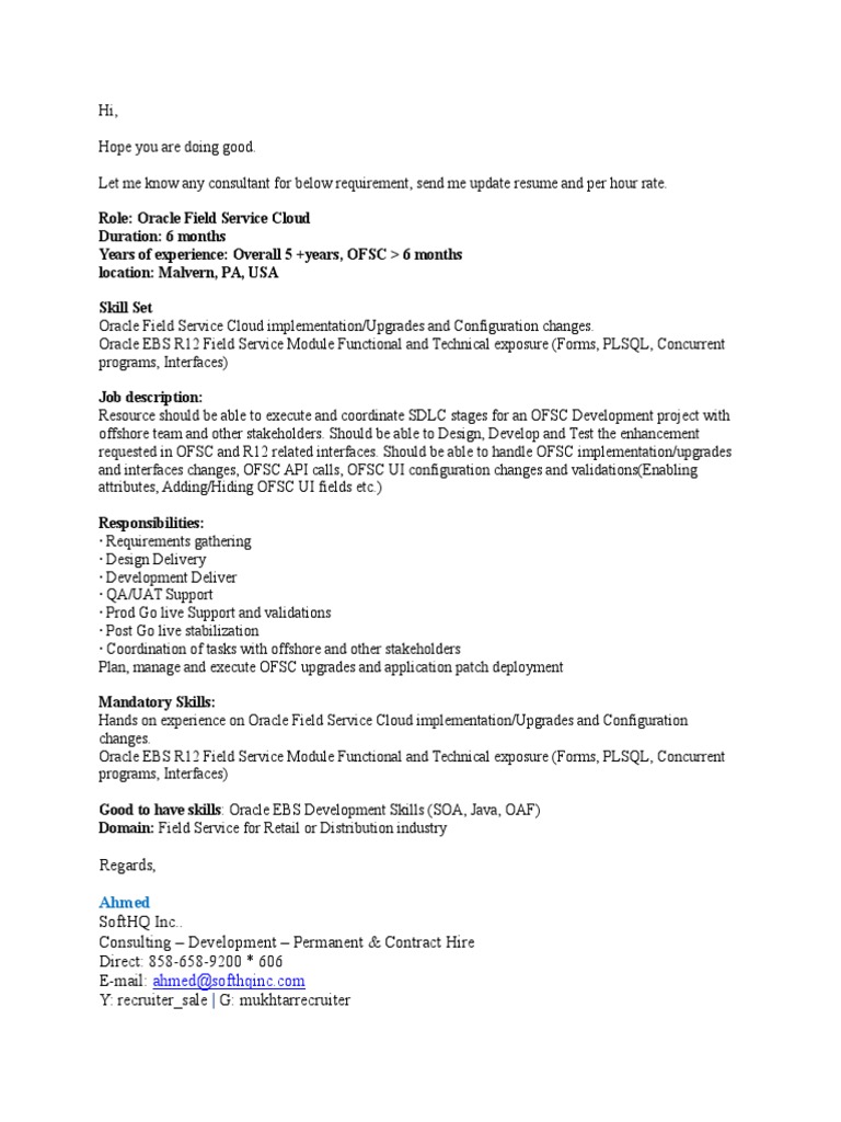 Oracle Field Service Cloud (OFSC) | PDF | Application Programming ...