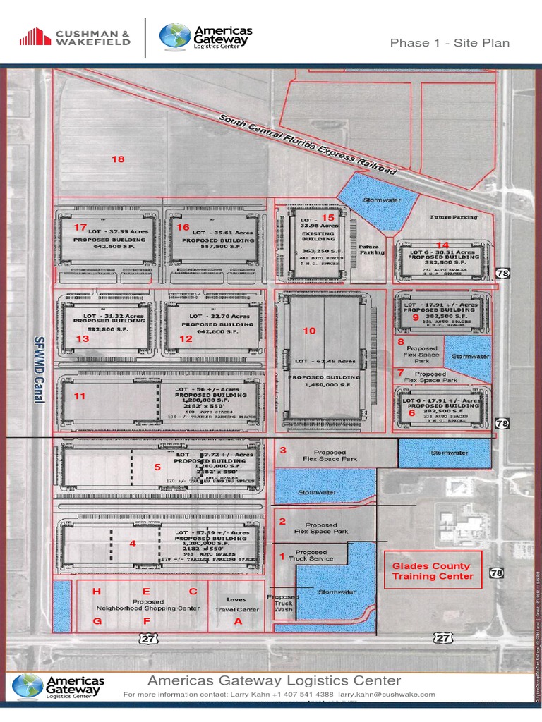 Americas Gateway Logistics Center Plan | PDF