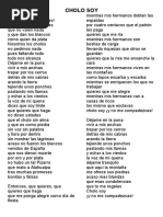 Letra de Valicha | PDF