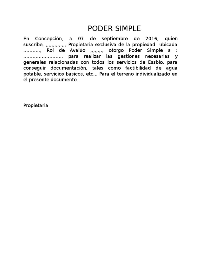 Poder Simple Essbio | PDF
