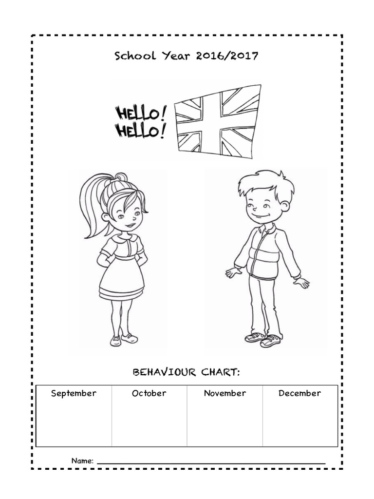 2016/2017 School Year Behavior Chart | PDF