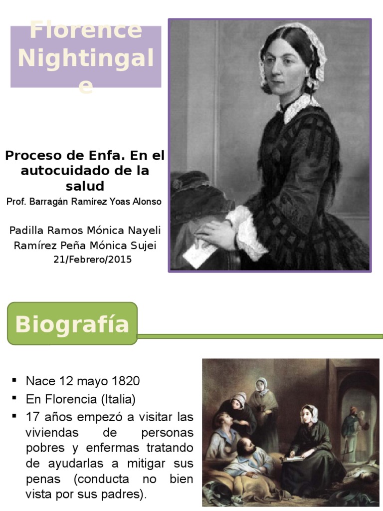 Florence Nightingale | ruiseñor de Florencia | Enfermería