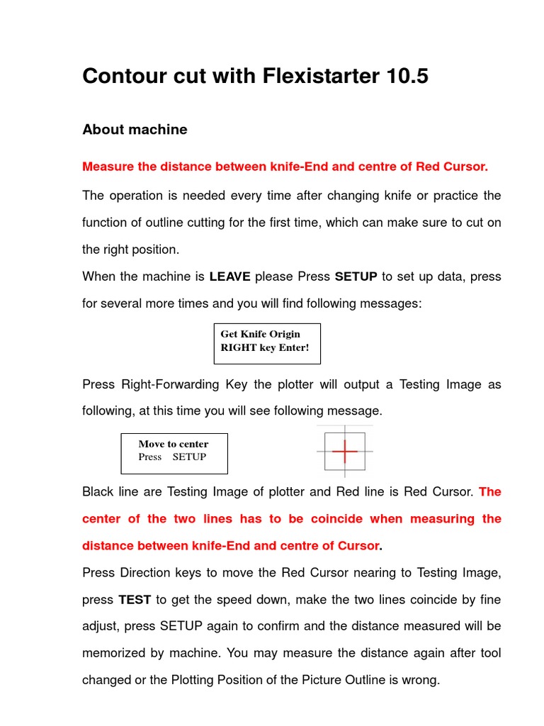 Contour Cut With Flexistarter PDF | PDF | Media Technology | Areas Of ...