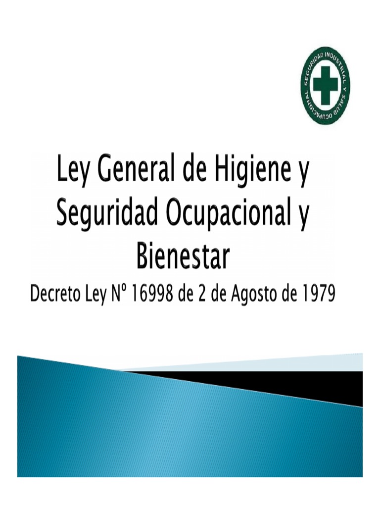 Ley General de Higiene y Seguridad Ocupacional | PDF | Derecho laboral | Salario