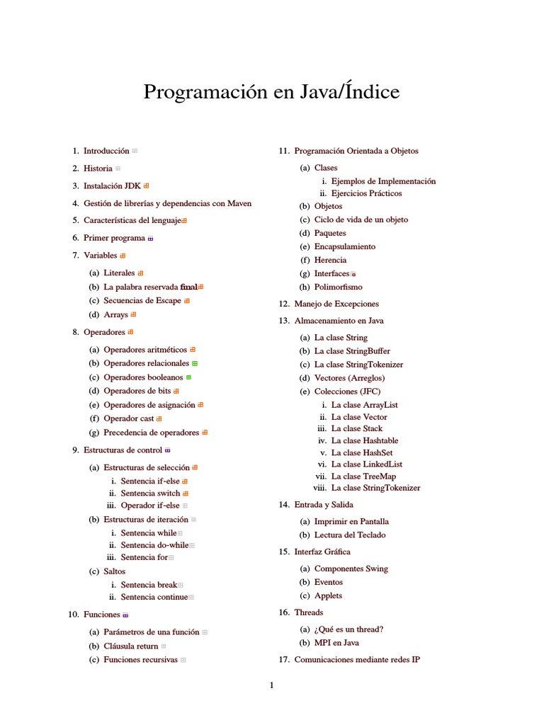 Programación en Java | PDF | Licencia Creative Commons | Java (lenguaje ...